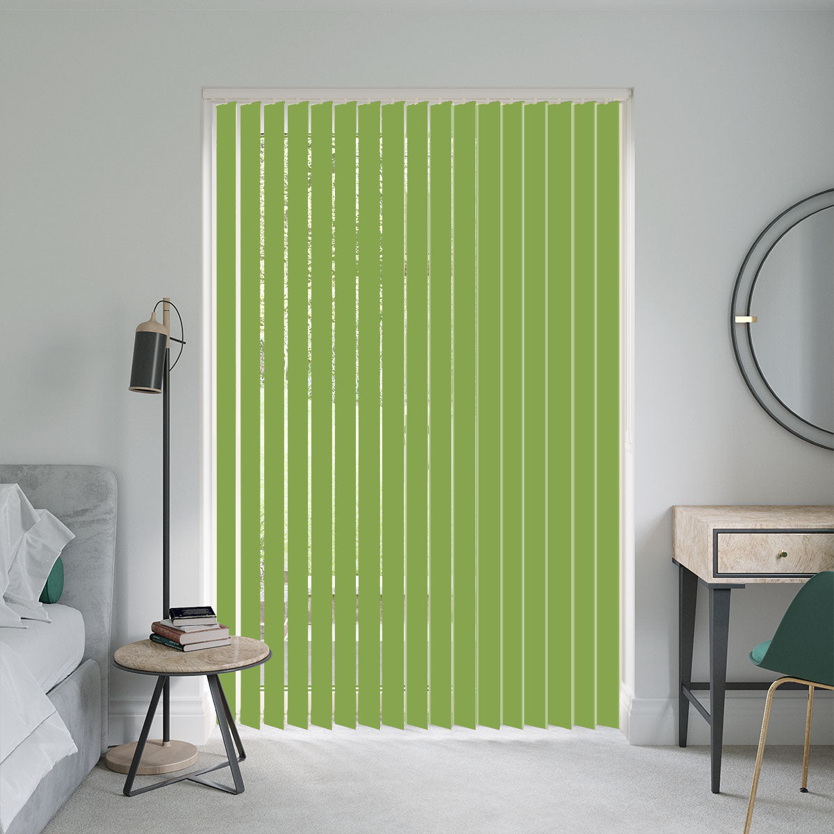Buy Libra Reed Green Vertical Blinds – Blinds4You