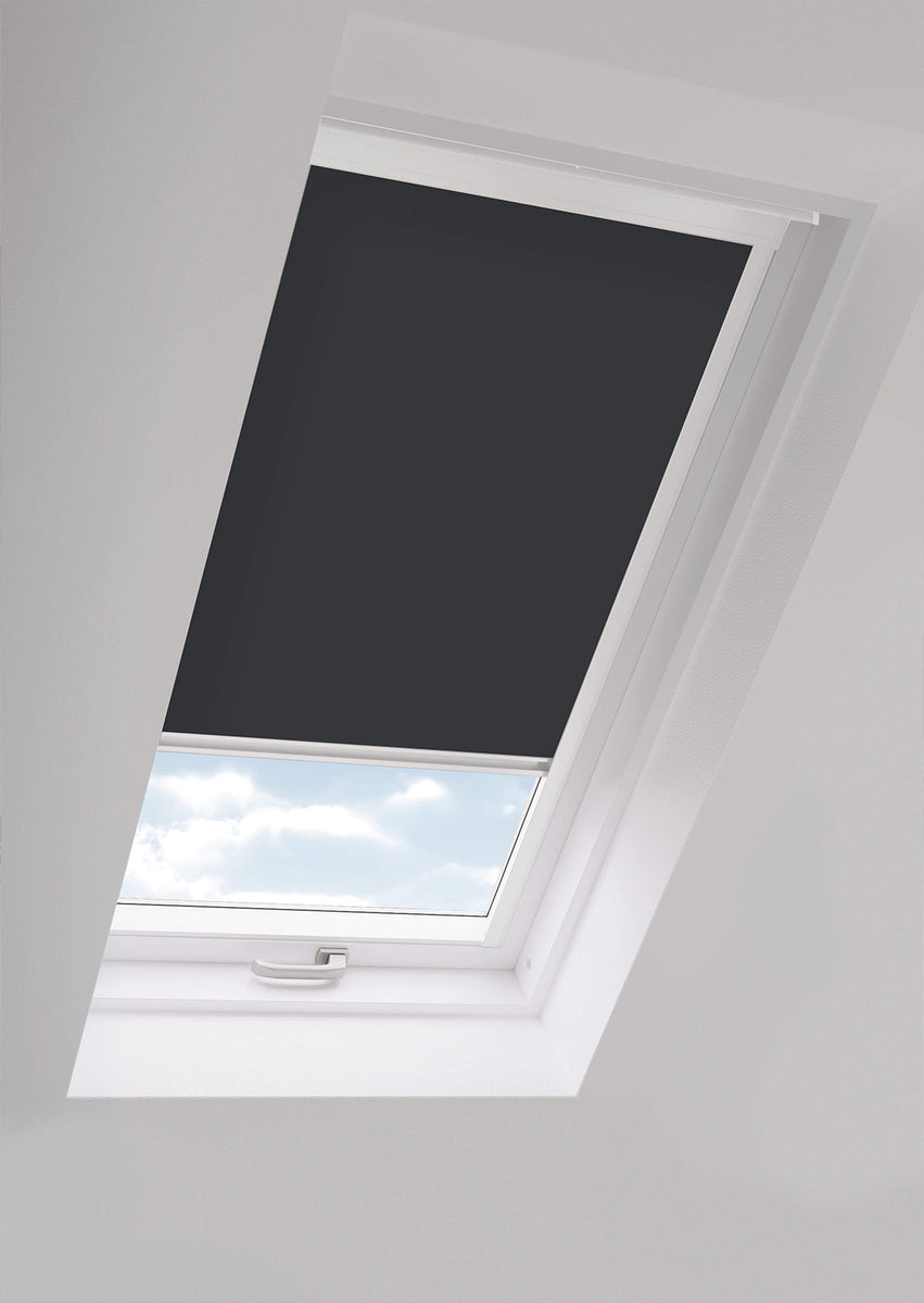Buy B4U Black Roof Blinds for VELUX ® Windows - White Frame