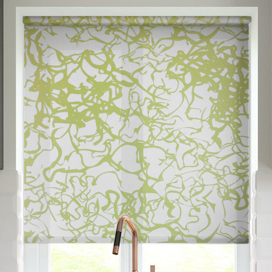 Buy Botanic Lime Roller Blinds – Blinds4You