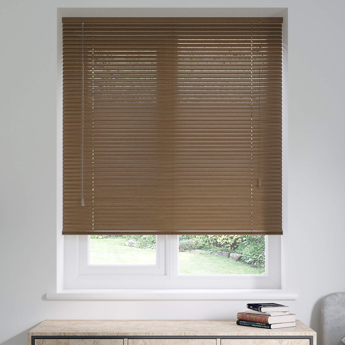 Buy Amber Wood Effect Venetian Blinds 25mm